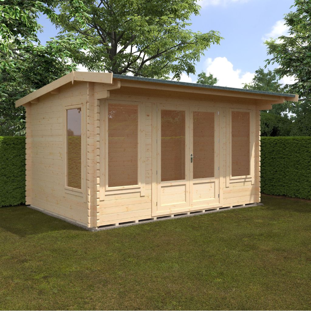 44mm Jacob Log Cabin | Megasheds Wales | UK Fitting Available