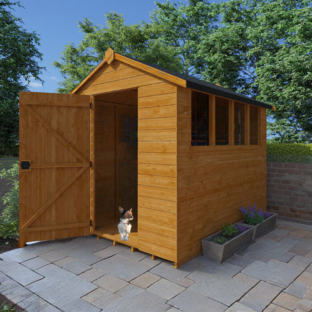 Quality T&G Apex Garden Sheds In Chester & Wales-Display Sites