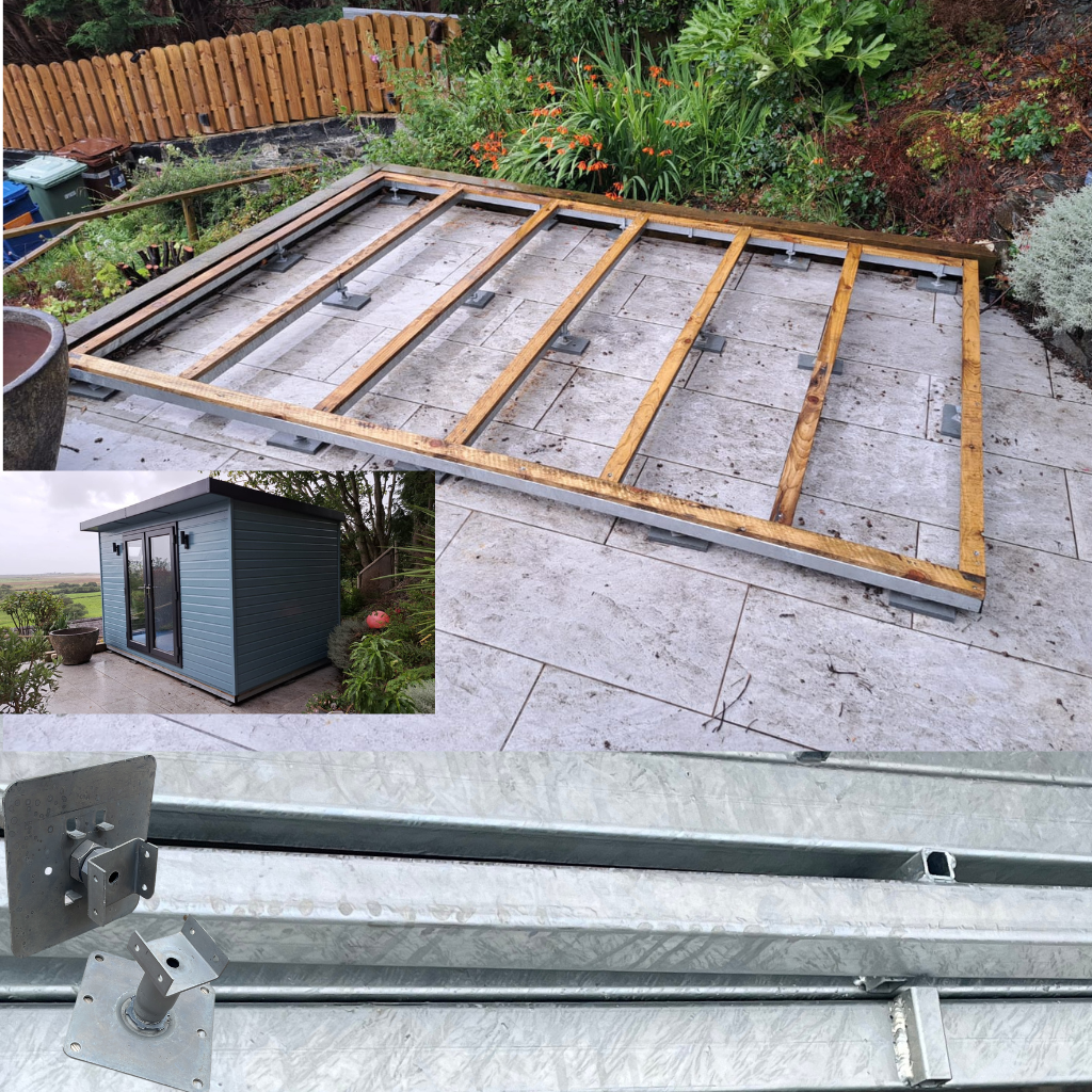 Galvanised Steel Megabase | Base Solution For Garden Buildings