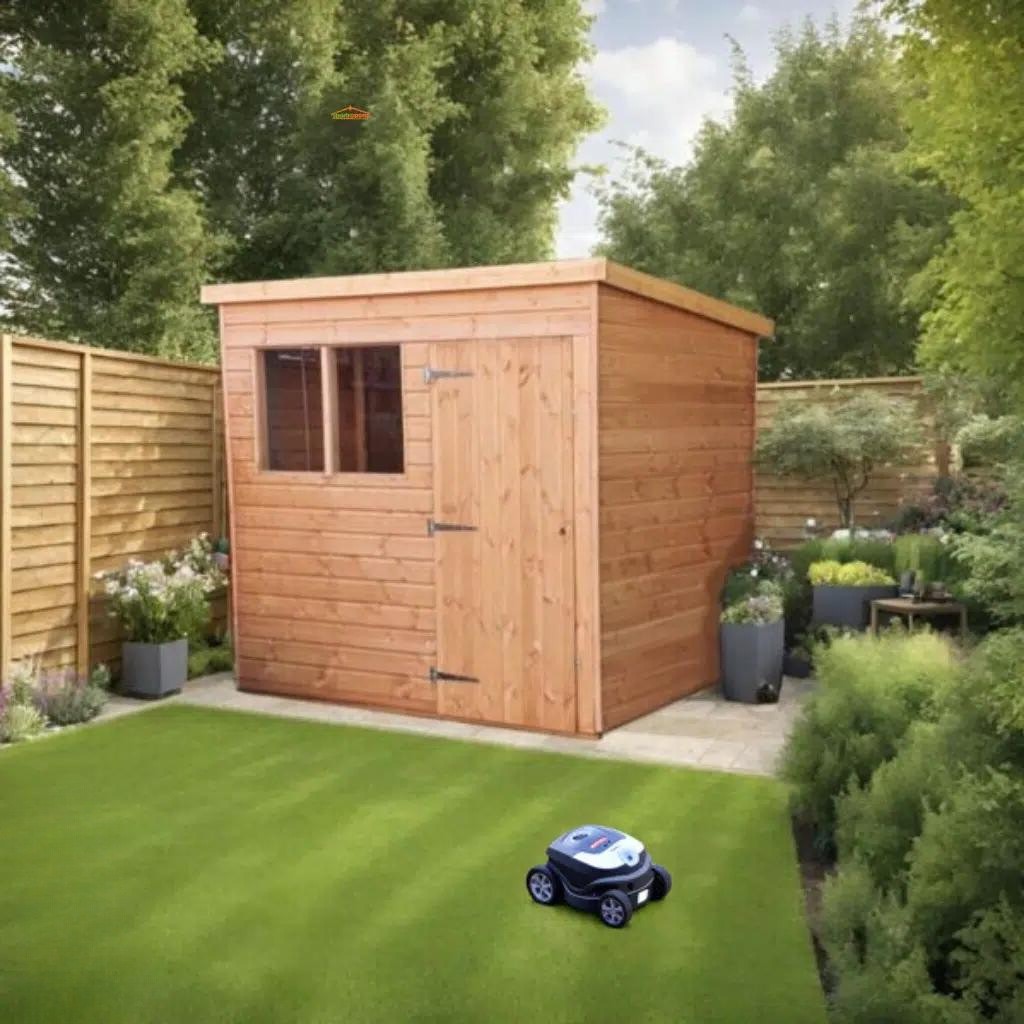 Popular Range Treated T&G Pent Garden Shed Quality Sheds Wales